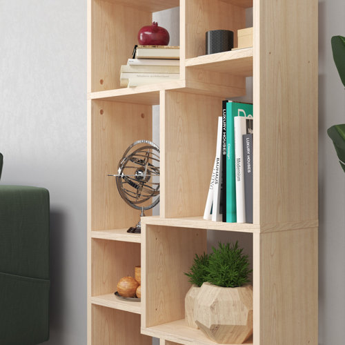 Ebern Designs Geometric Bookcase | Wayfair