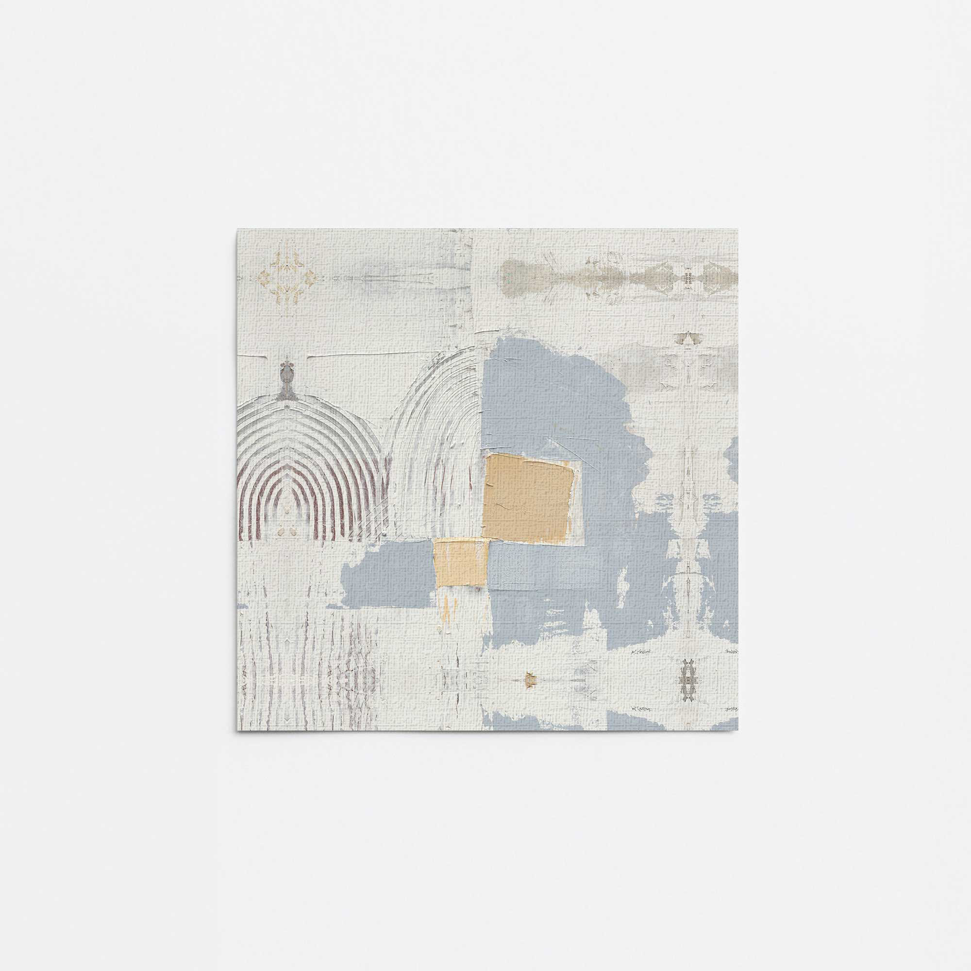 Wrought Studio™ Echoes of Geometry Canvas Print | Wayfair