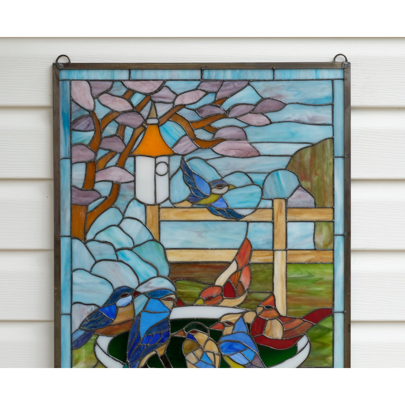 Red Barrel Studio® Birds Window Panel | Wayfair
