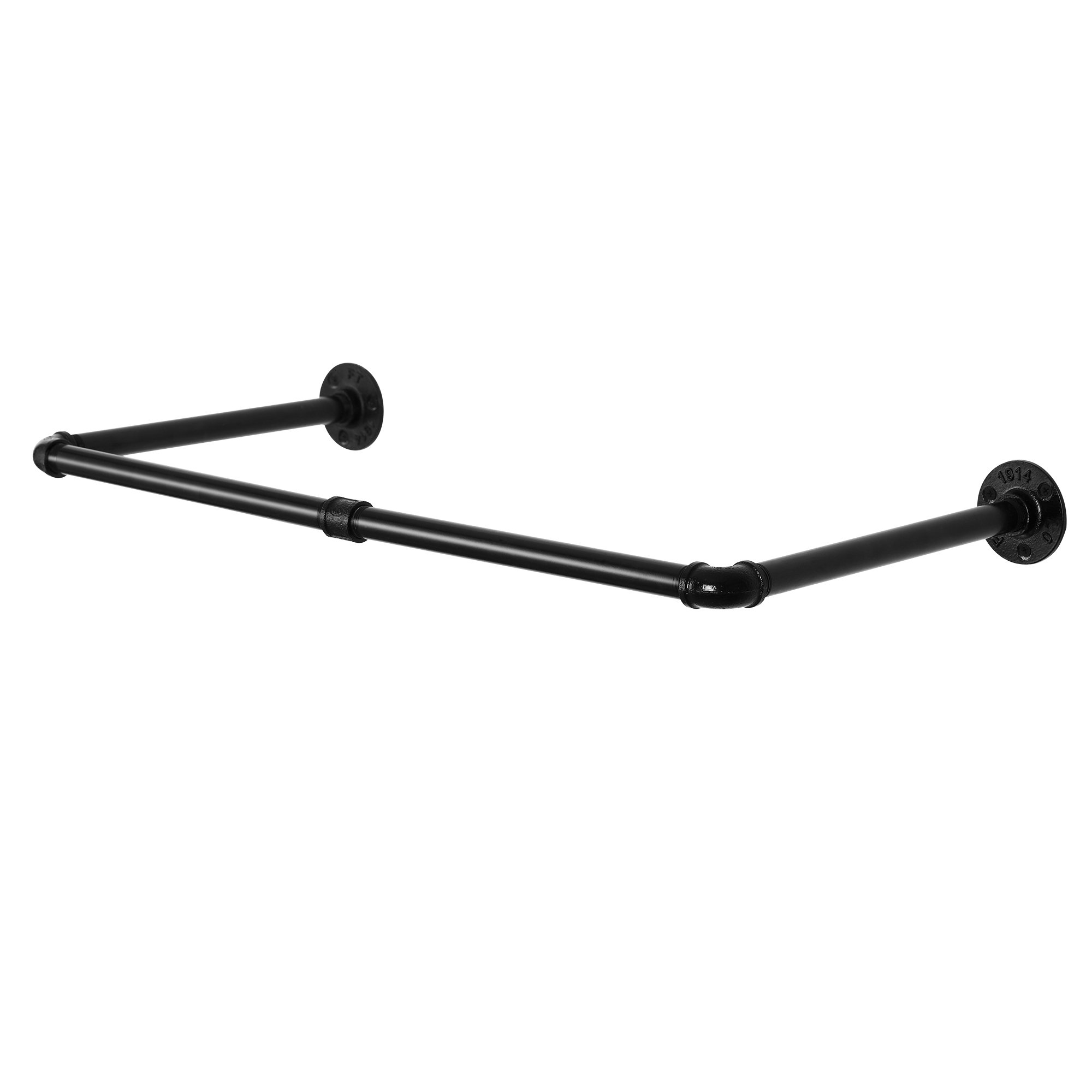Williston Forge 22"W Industrial Pipe Coat Hanger Clothes Rack - Wayfair ...