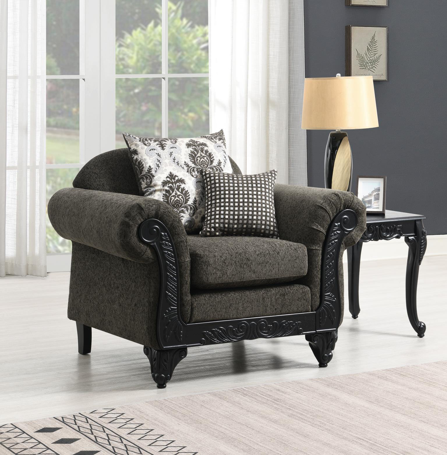Darby Home Co Traditional Charcoal Chair - Wayfair Canada