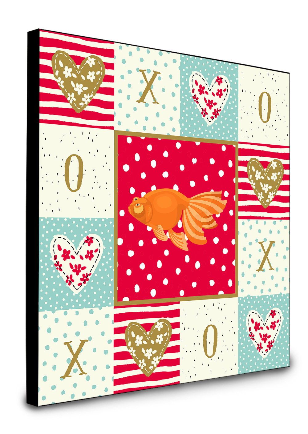 The Holiday Aisle® Aquilina Celestial Eye Goldfish Artwork Wall Panel ...