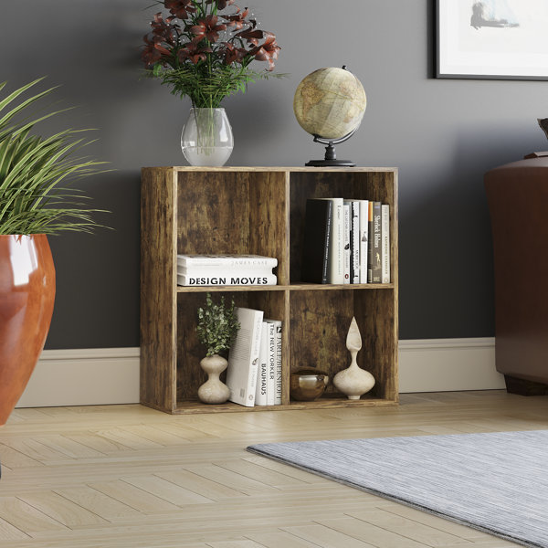 Alpen Home 2x2 Cube Storage Unit, Dark Wood | Wayfair.co.uk
