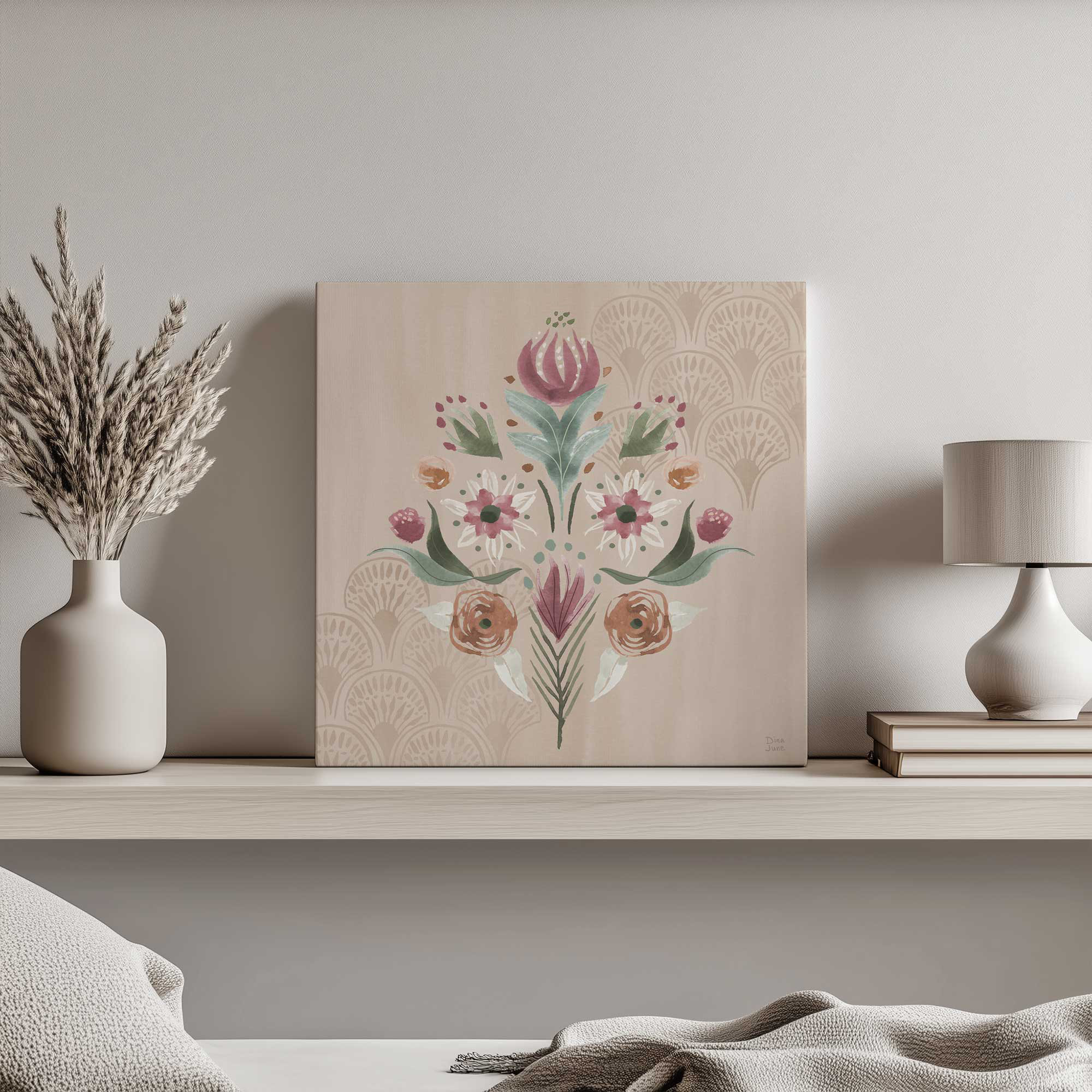 Bungalow Rose Impressions III by Dina June Canvas Art Print | Wayfair