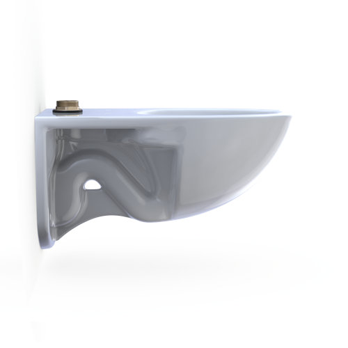 TOTO Tornado Flush Commercial Flushometer Wall-Mounted Toilet with ...