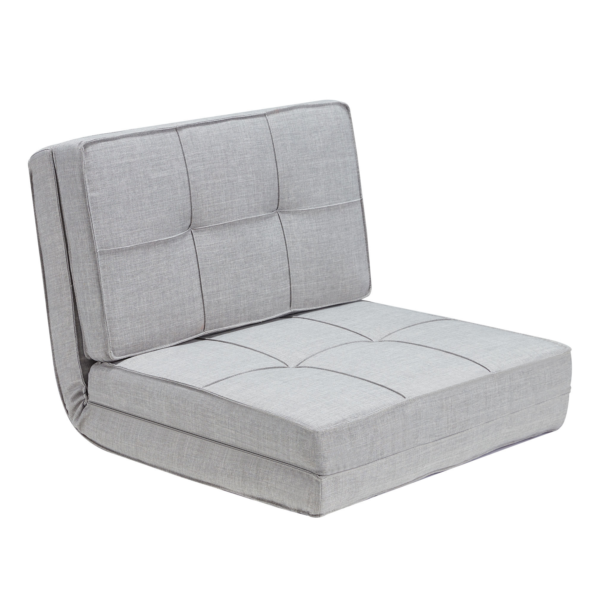 JOMEED 5 Position Adjustable Space Saving Convertible Flip Sleeper ...