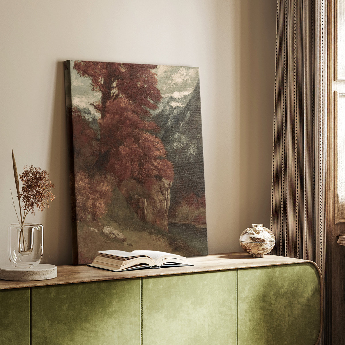 Lark Manor™ Vintage Landscape CLXVIII -Gallery Wrapped Cavas | Wayfair