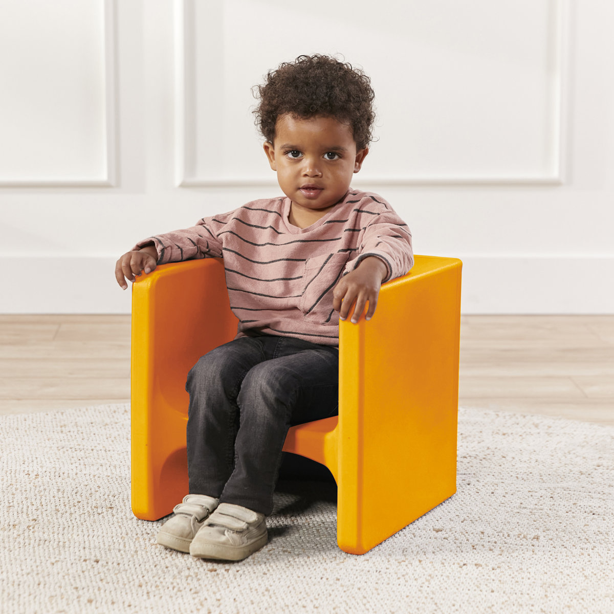 ECR4Kids Tri-Me Table and Cube Chair Set, Multipurpose Furniture, 3 ...