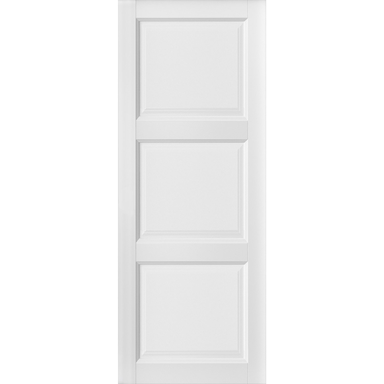 SARTODOORS Lucia Paneled Wood Standard White Door Slab | Wayfair