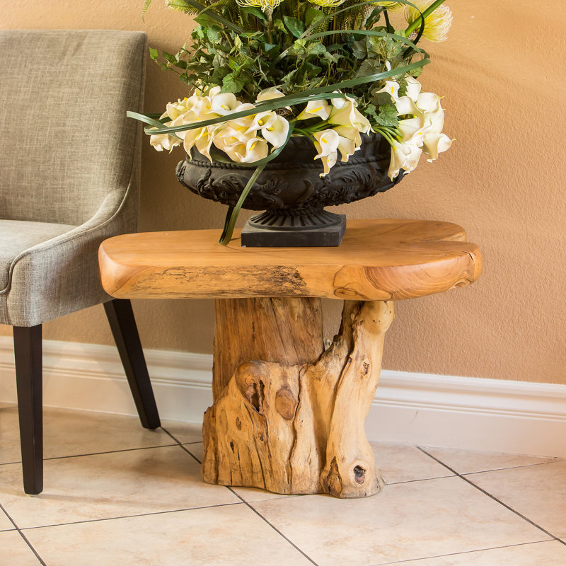 Loon Peak® 19'' Tall End Table Mushroom Table | Wayfair