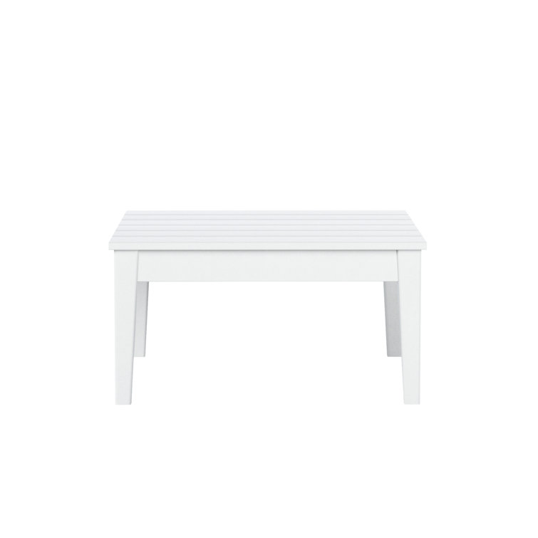 Winston Porter Ietta Outdoor Square HDPE Coffee Table & Reviews | Wayfair