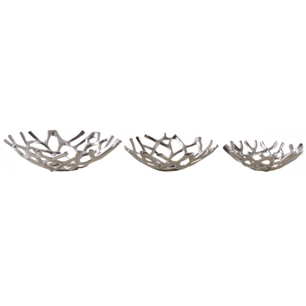 Ebern Designs Keziah Metal Tray - Set of 3 | Wayfair.co.uk