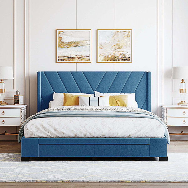 Latitude Run® Alaunna Upholstered Storage Bed | Wayfair