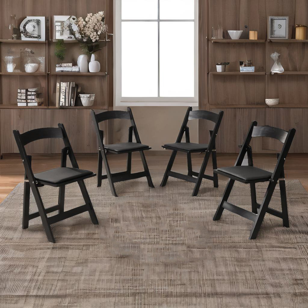 Corrigan Studio® 4pcs Upholstered Folding Chair | Wayfair