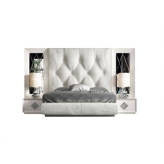 Hispania Home London Upholstered Wingback Bed | Wayfair