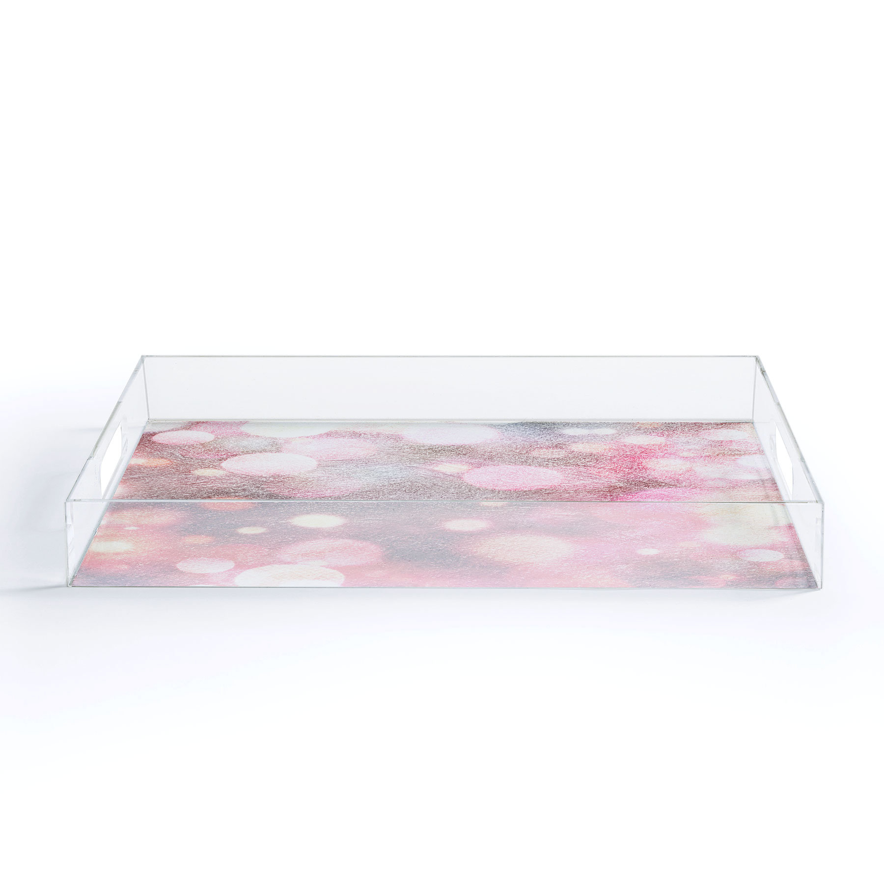 Wrought Studio™ Iveta Abolina Pearl Cream Acrylic Tray | Wayfair