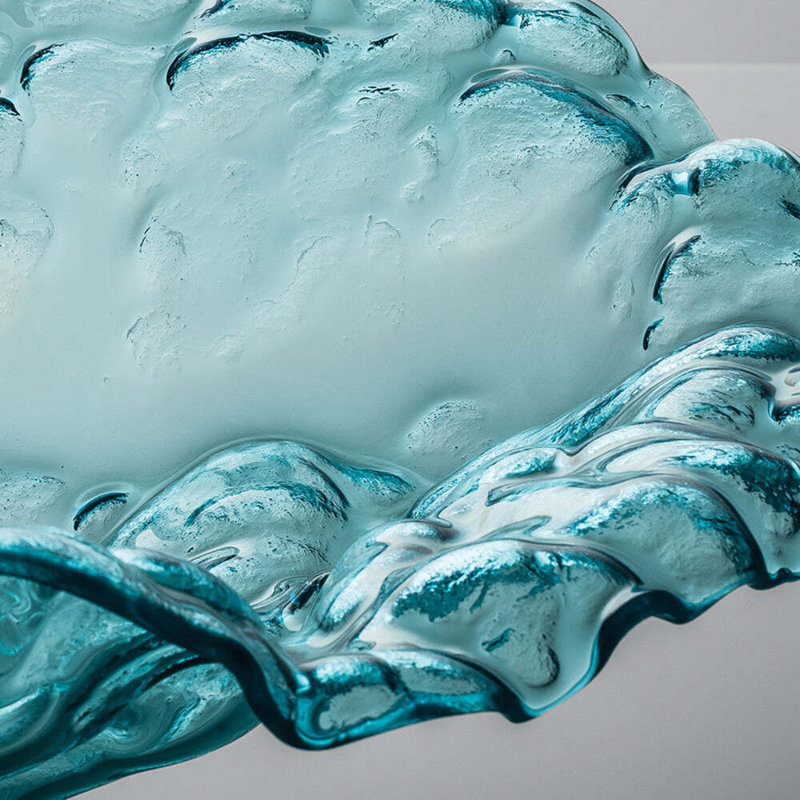 Annieglass Water Sculpture Bowl Ltd Ed 500 | Perigold