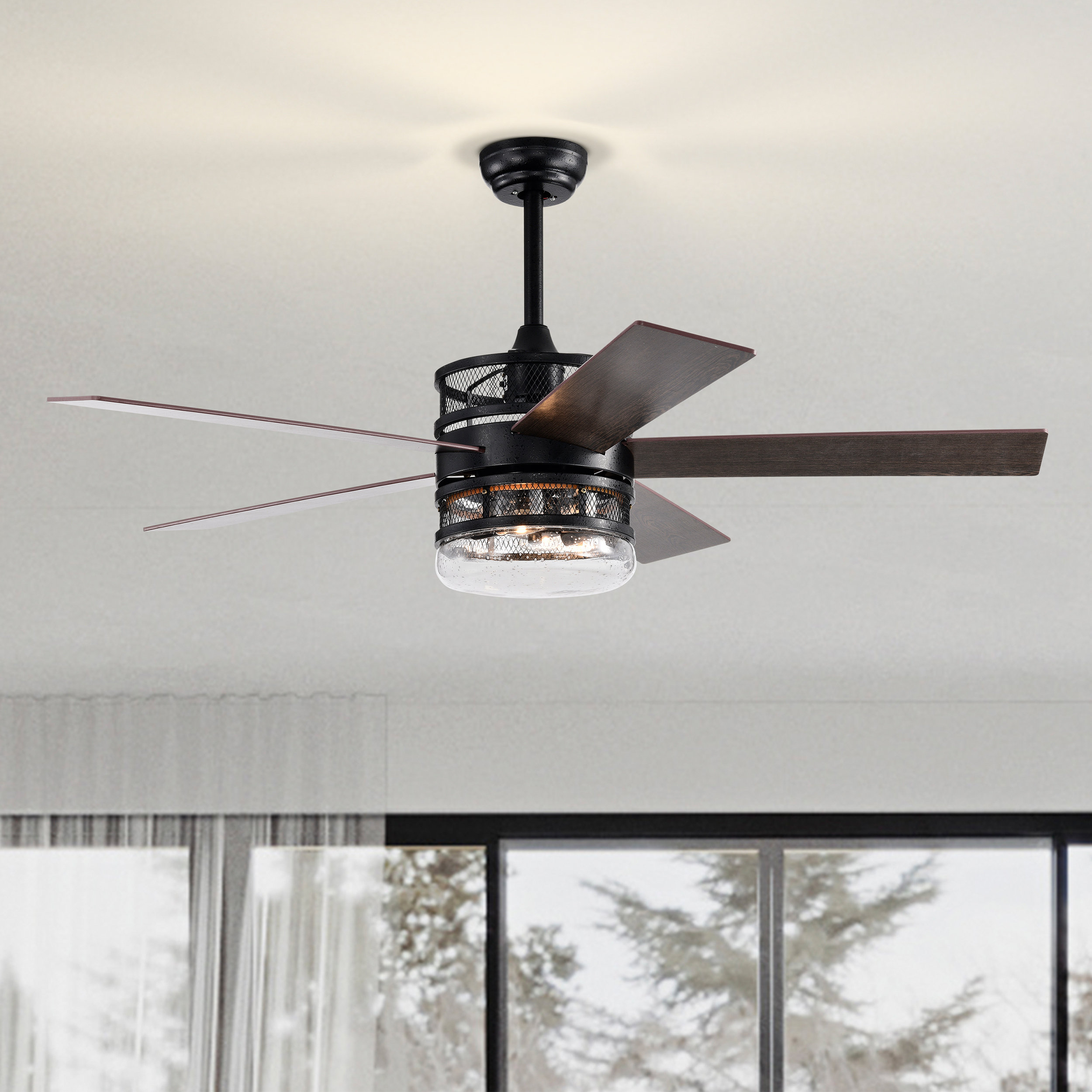 Williston Forge Jennavicia 52'' Ceiling Fan with Light Kit | Wayfair