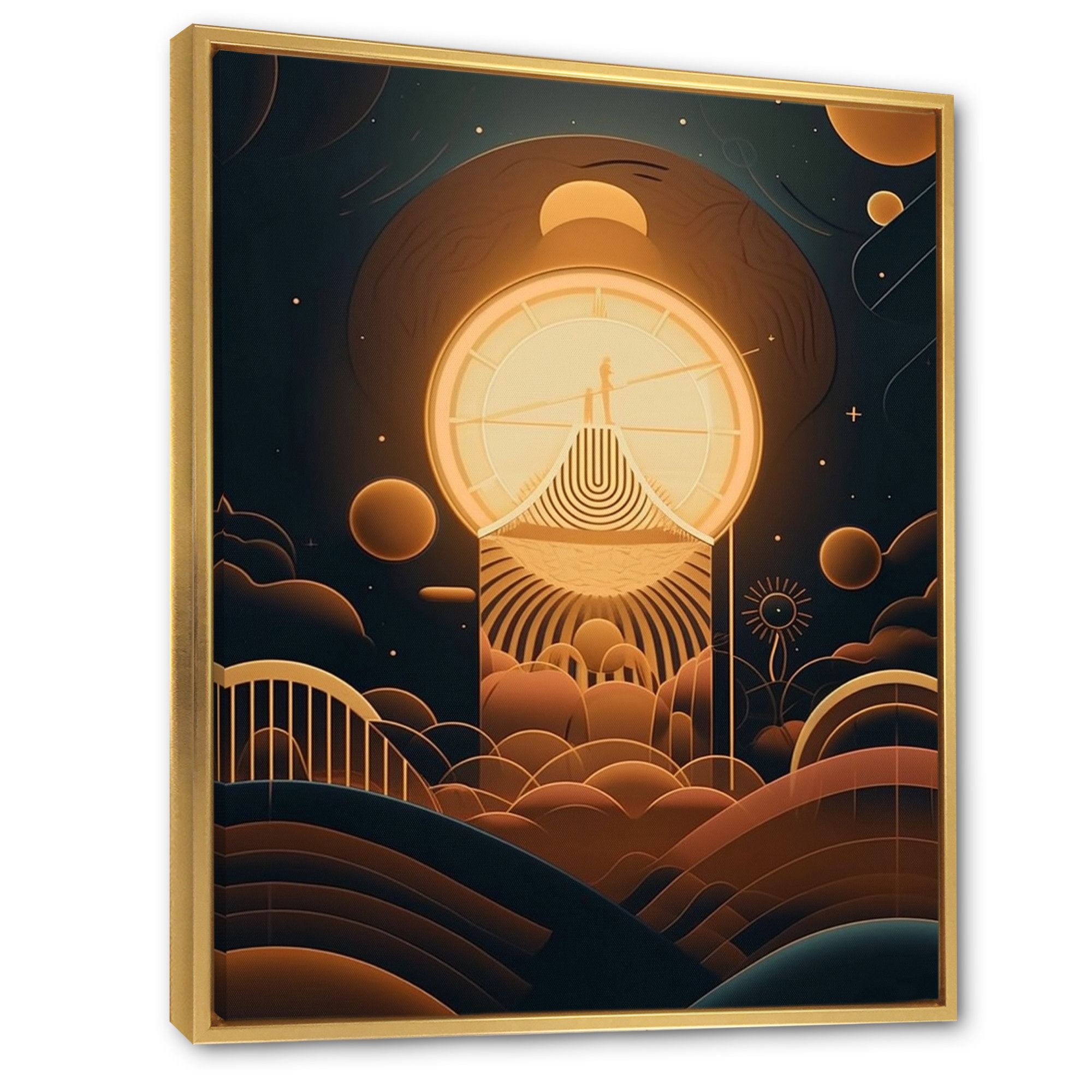 Ebern Designs Minimalism The Dawn Of New Time Awareness I On Canvas ...