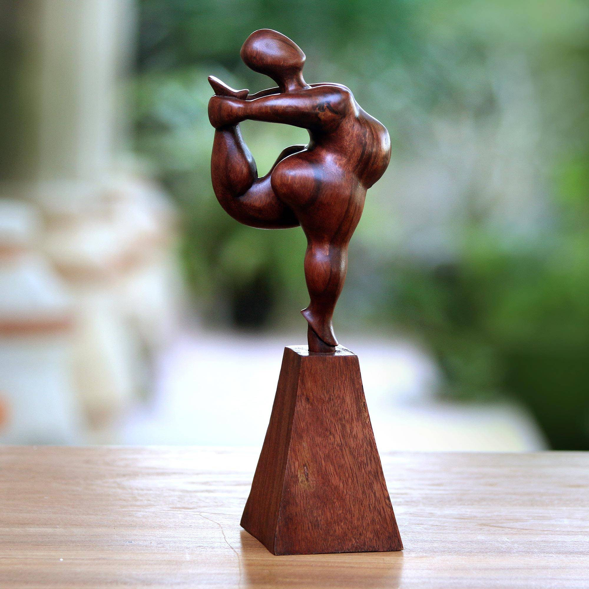 Ivy Bronx Leg Stretch Sculpture | Wayfair