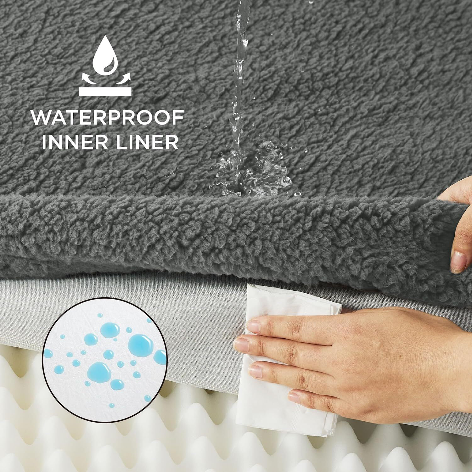 Archie & Oscar™ Self Warming Dog Bed for Medium Dogs,Orthopedic ...