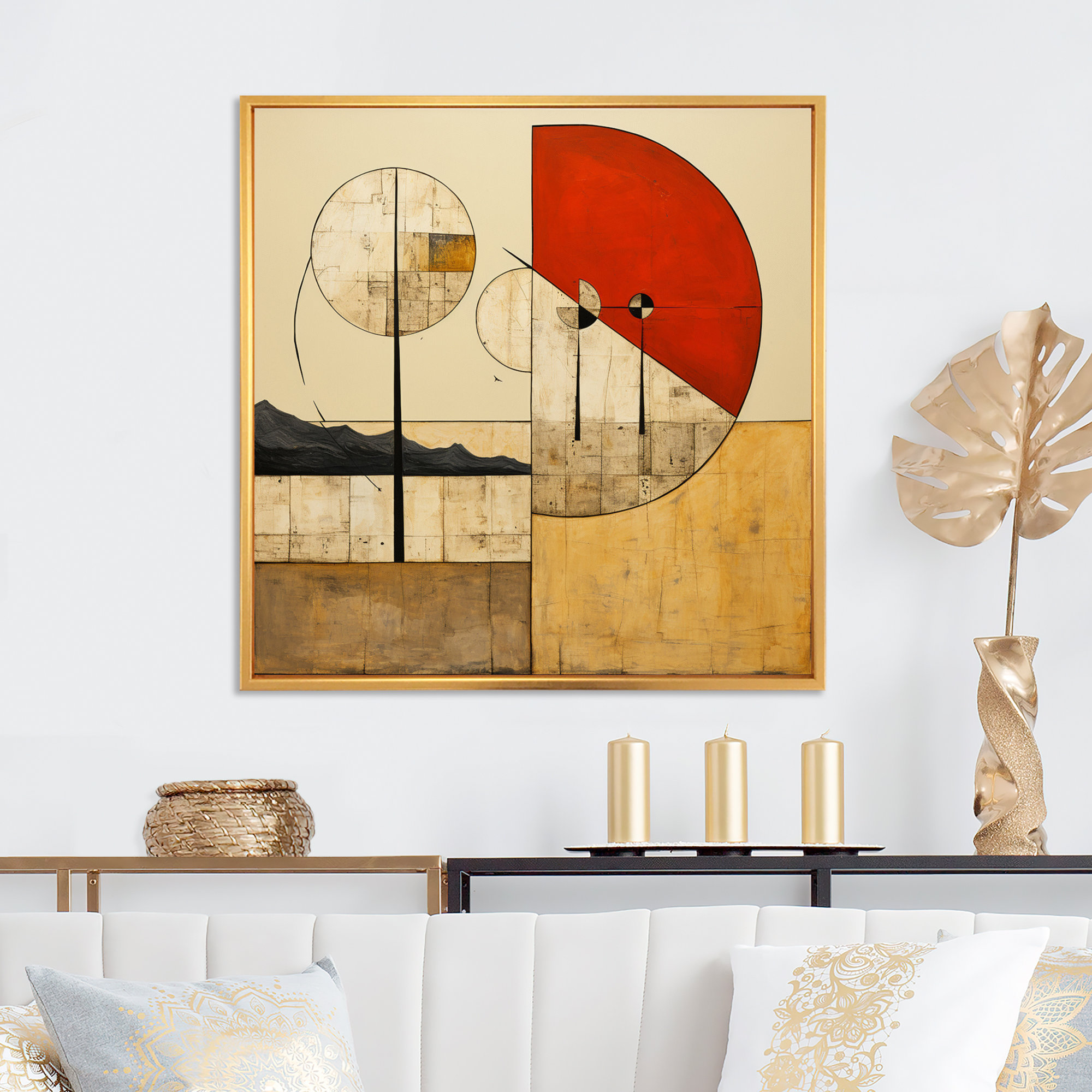 Wrought Studio™ Time Capsule Vintage Illustration - Modern Geometric ...