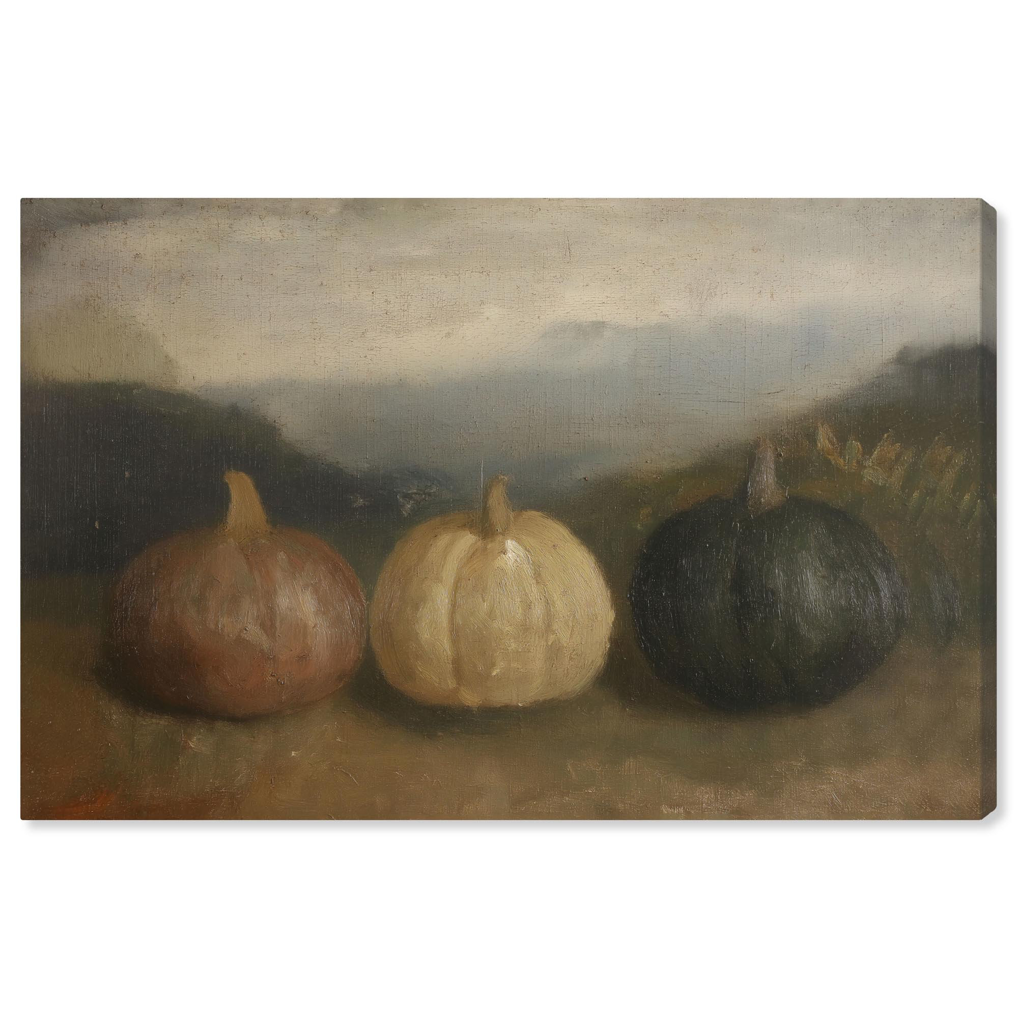 Art Remedy Cascade Pumpkins II Canvas Fall Wall Art by Art Remedy | Wayfair