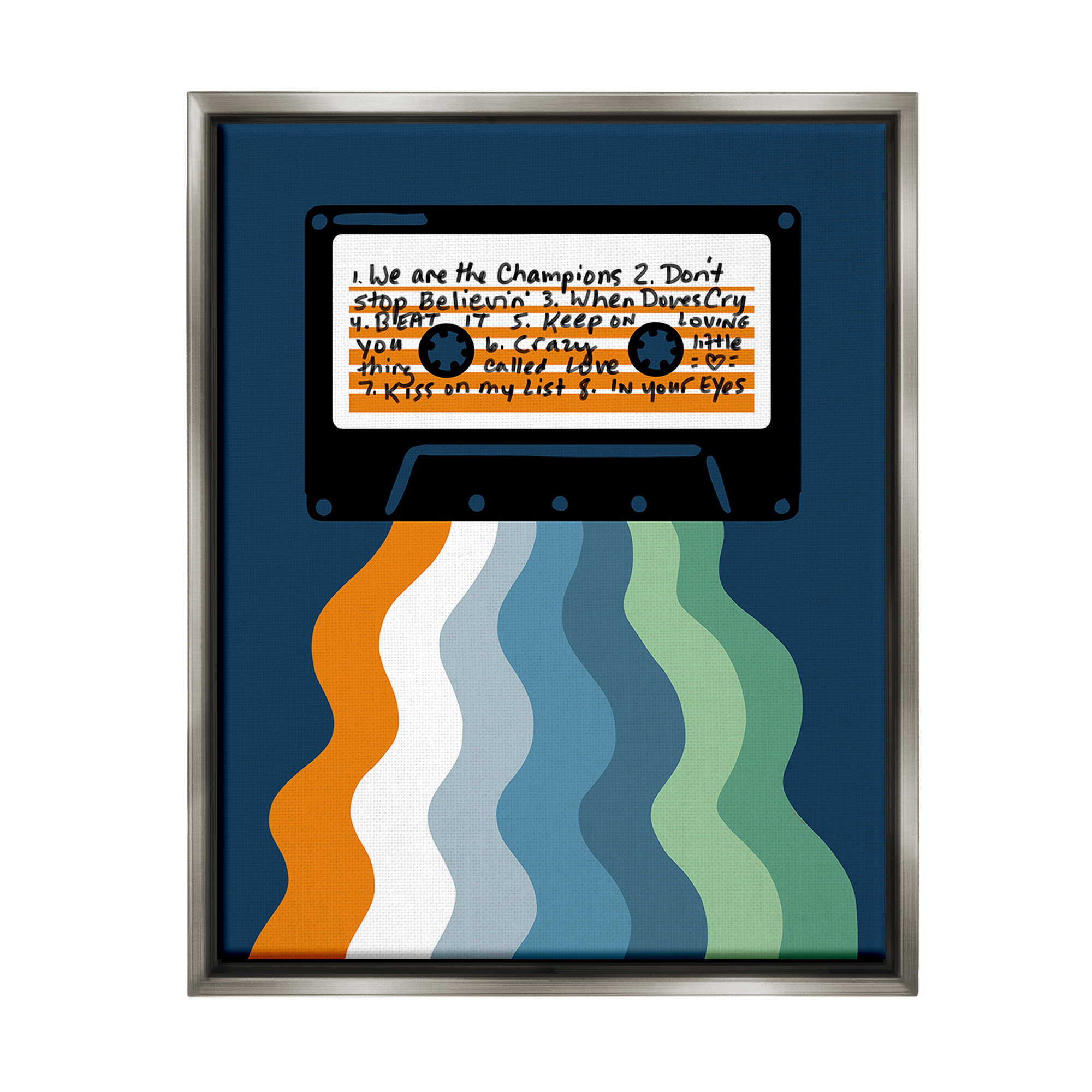 Ivy Bronx " Mix Tape Cassette " by Laura Marr on Canvas | Wayfair