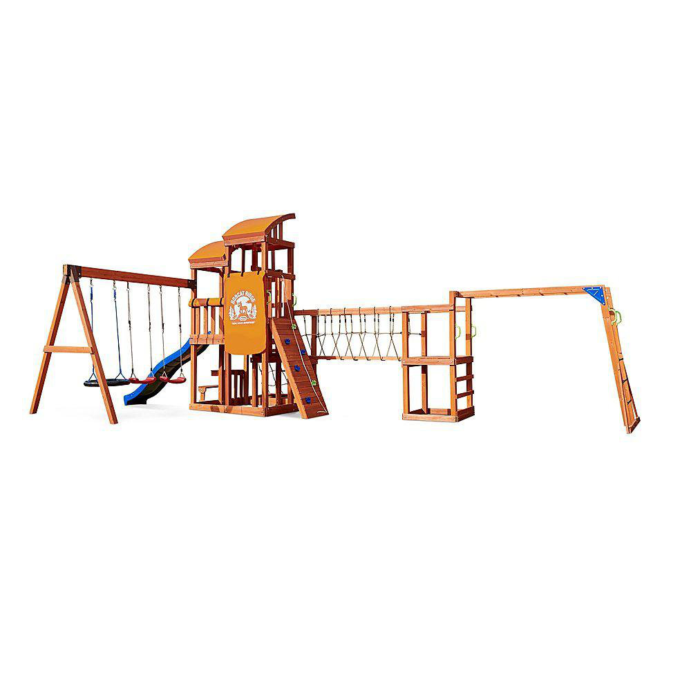 Freeport Park Little Tikes Real Wood Adventures Bobcat Ridge XXL Wooden ...