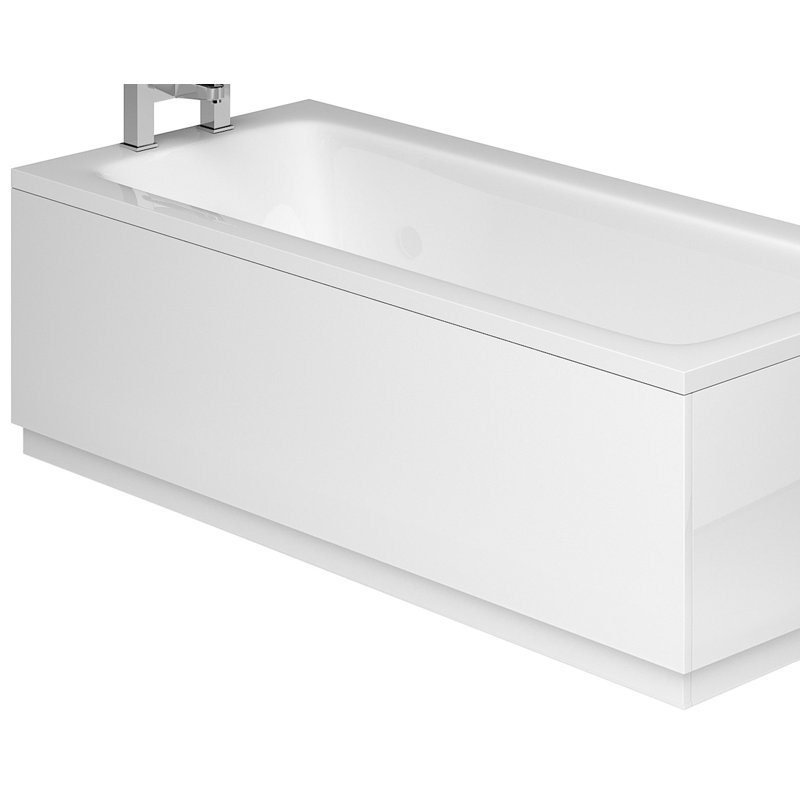 White Stone Straight Bath Front Panel & Reviews | Wayfair.co.uk