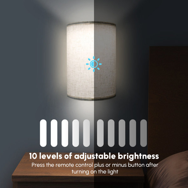 Hokku Designs Devynne Wall Sconces 16 RGB Color Changing Brighter LED ...