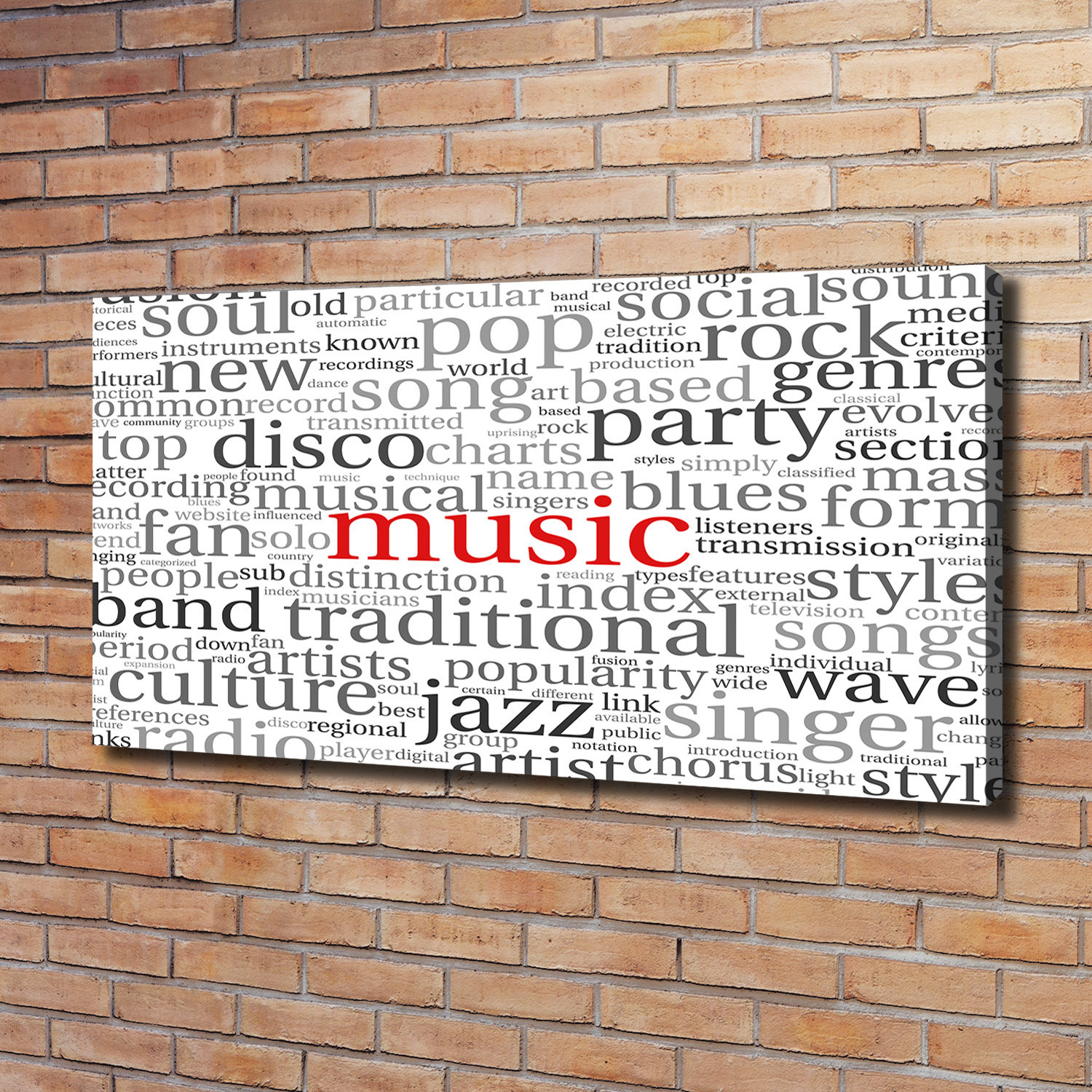 Happy Larry Musical Genres - Unframed Art Prints on Canvas | Wayfair.ie