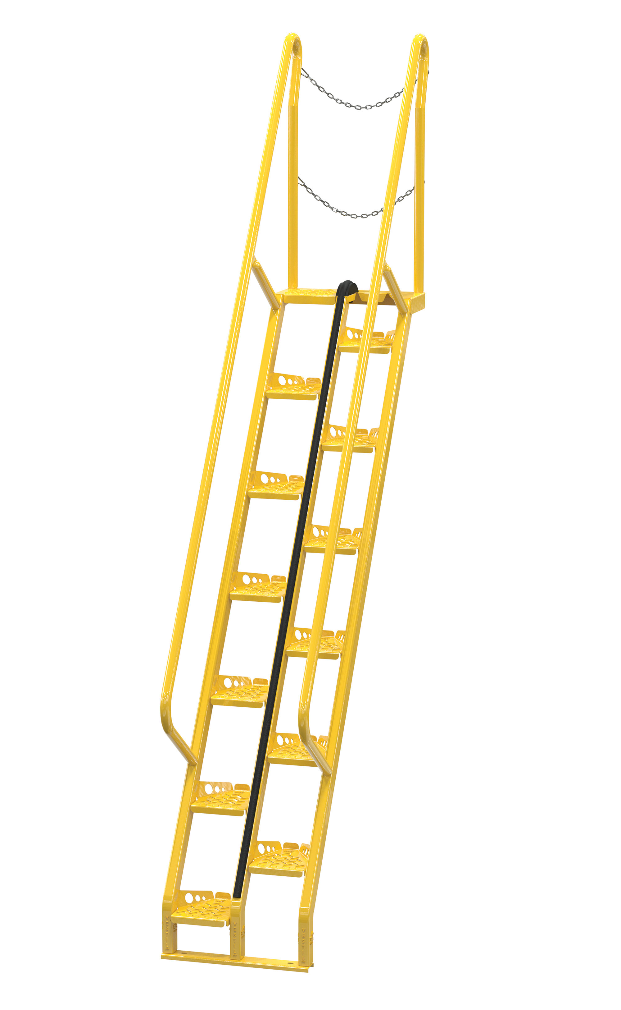 Vestil Steel Straight Ladder | Wayfair
