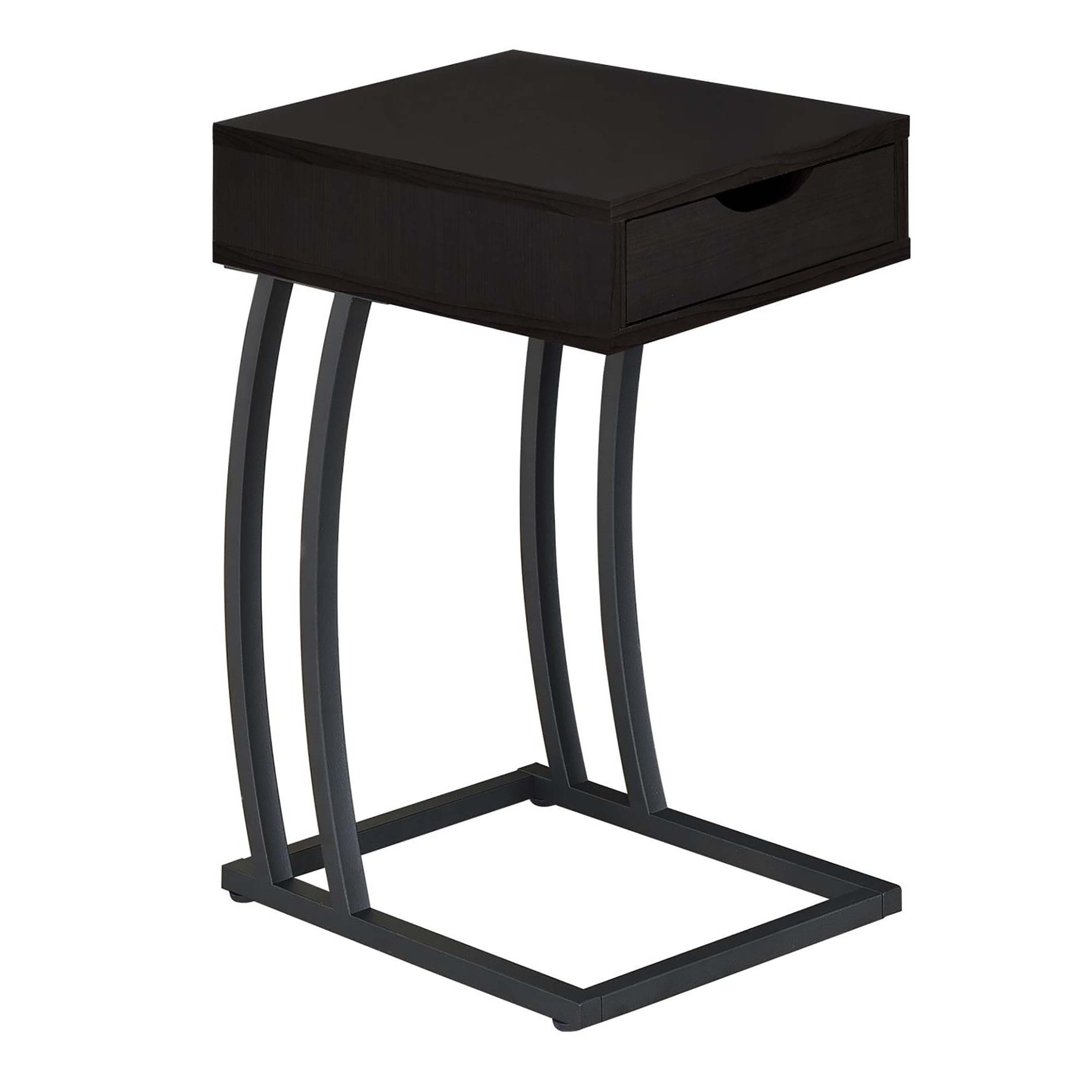 Latitude Run® Gunmetal Hi-tech Accent Table | Wayfair