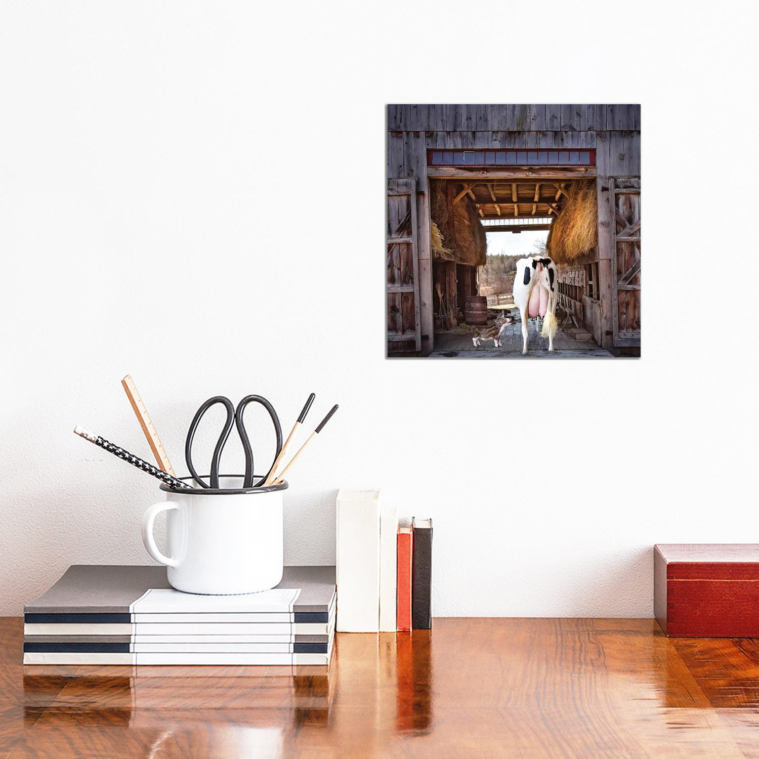 Brambly Cottage Barn Friends by Karen Burke - Wrapped Canvas Graphic ...