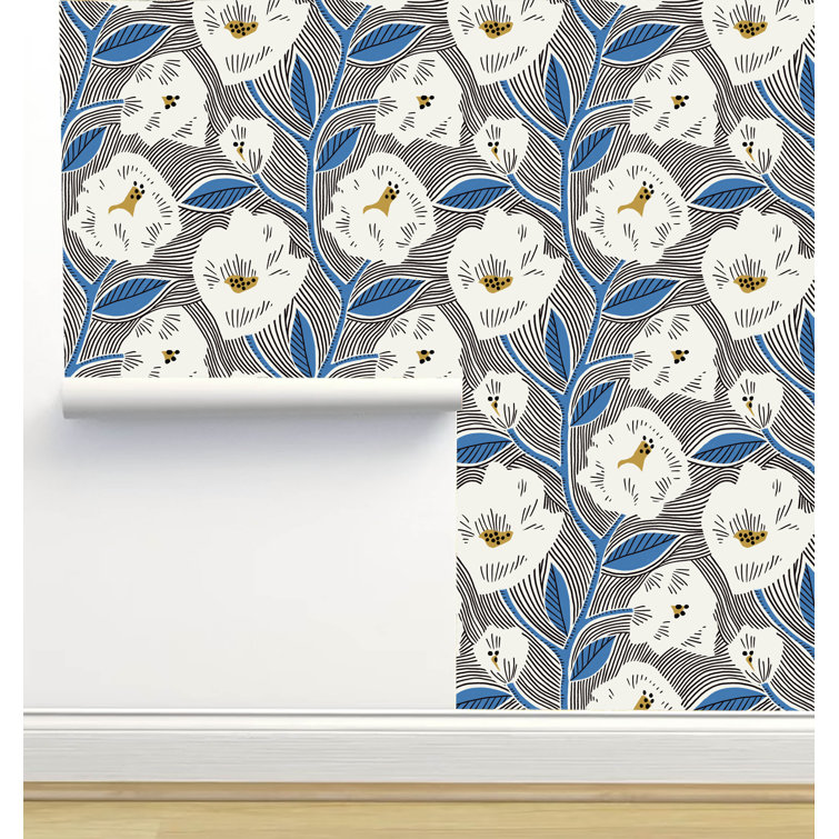 Limitless Walls Amy Macready Designs Peel & Stick Floral Roll | Wayfair