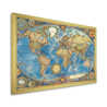 Lark Manor™ Vintage World Map II Framed On Canvas Print | Wayfair