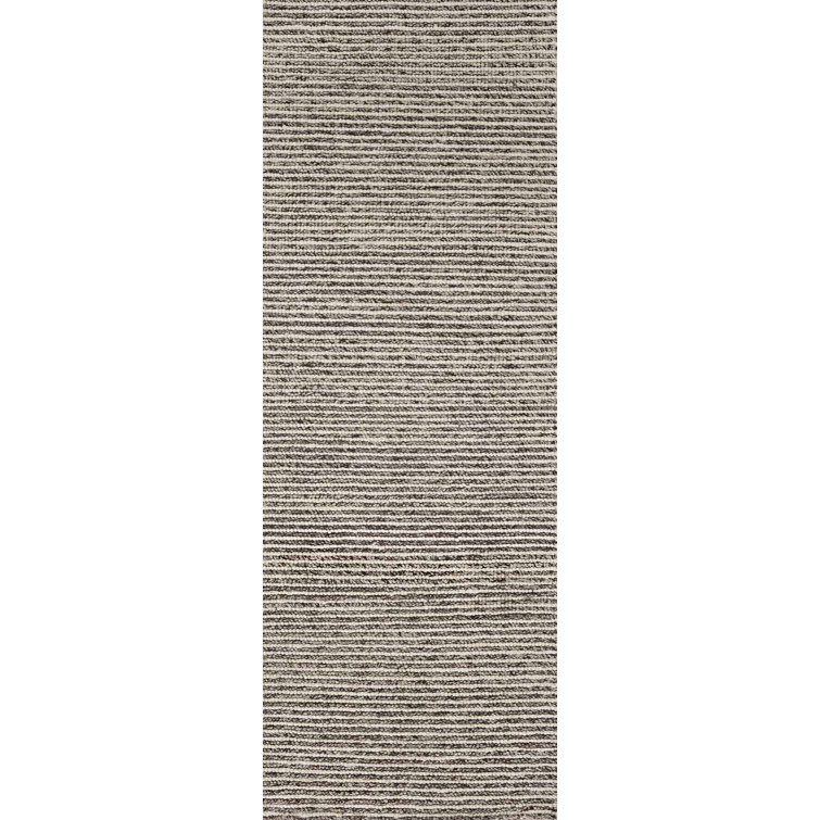 New Moon Rugs Textures Flatweave Wool Striped Area Rug | Perigold