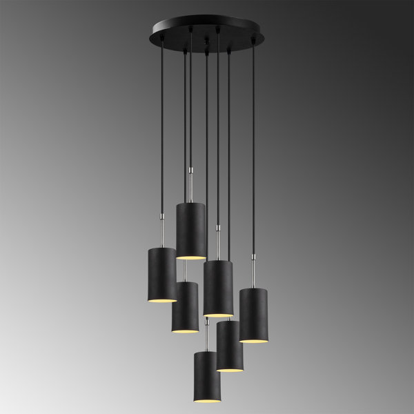 Everly Quinn 7 - Light Cluster Pendant & Reviews | Wayfair