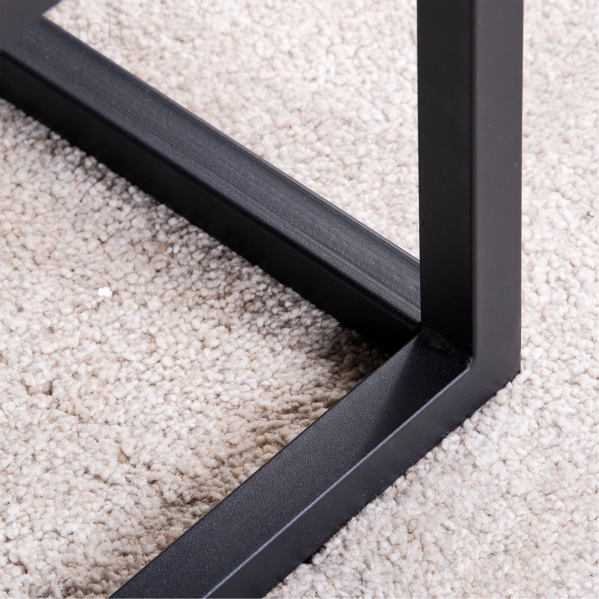 Corrigan Studio® Bench Metal Base Upholstered Bench, Entryway Bench For ...