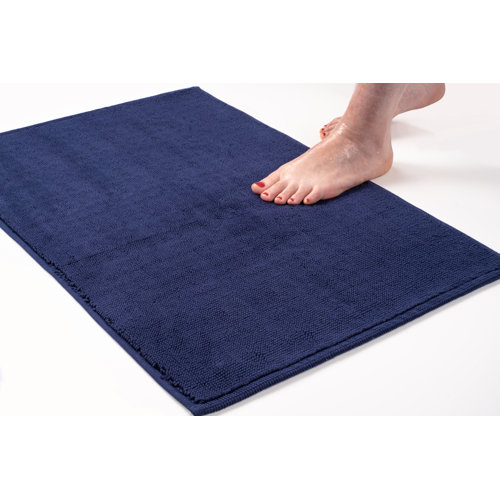 Blue Bath Rugs & Mats You'll Love | Wayfair