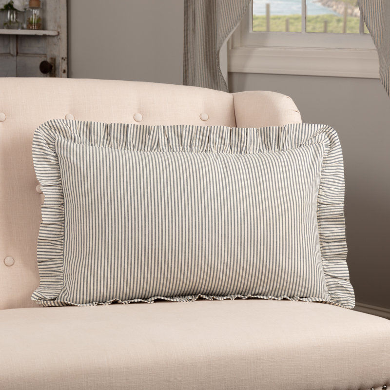 VHC Brands Hatteras Rectangular Cotton Pillow Cover & Insert & Reviews ...