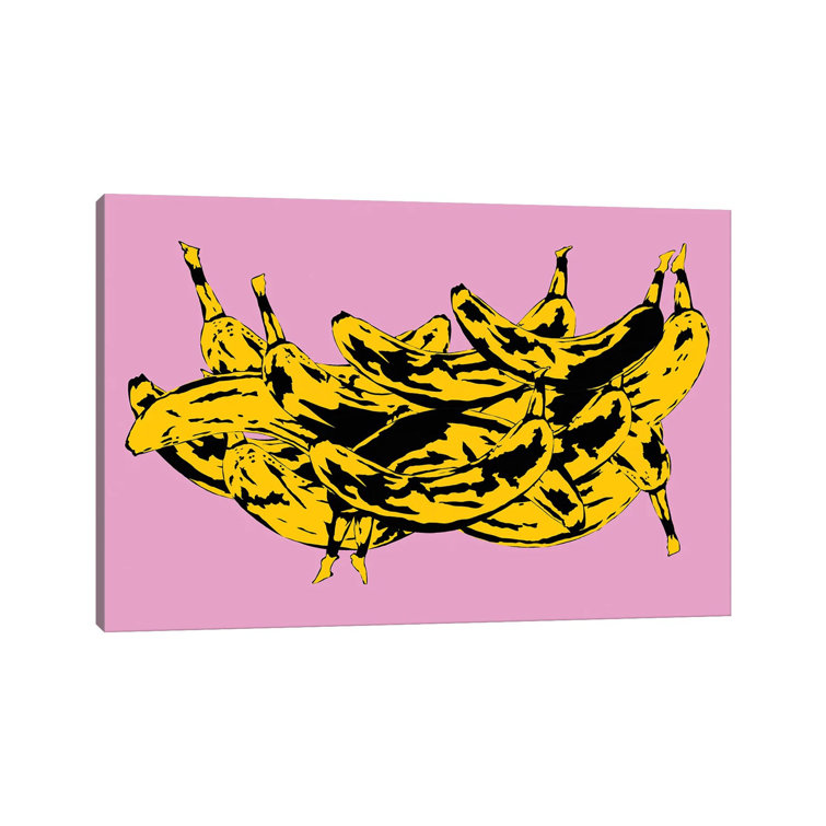ClassicLiving Band Of Bananas II by Jaymie Metz - Wrapped Canvas Art ...