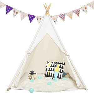 Wayfair Samples Indoor/Outdoor Polyester Triangular Play Tent with ...