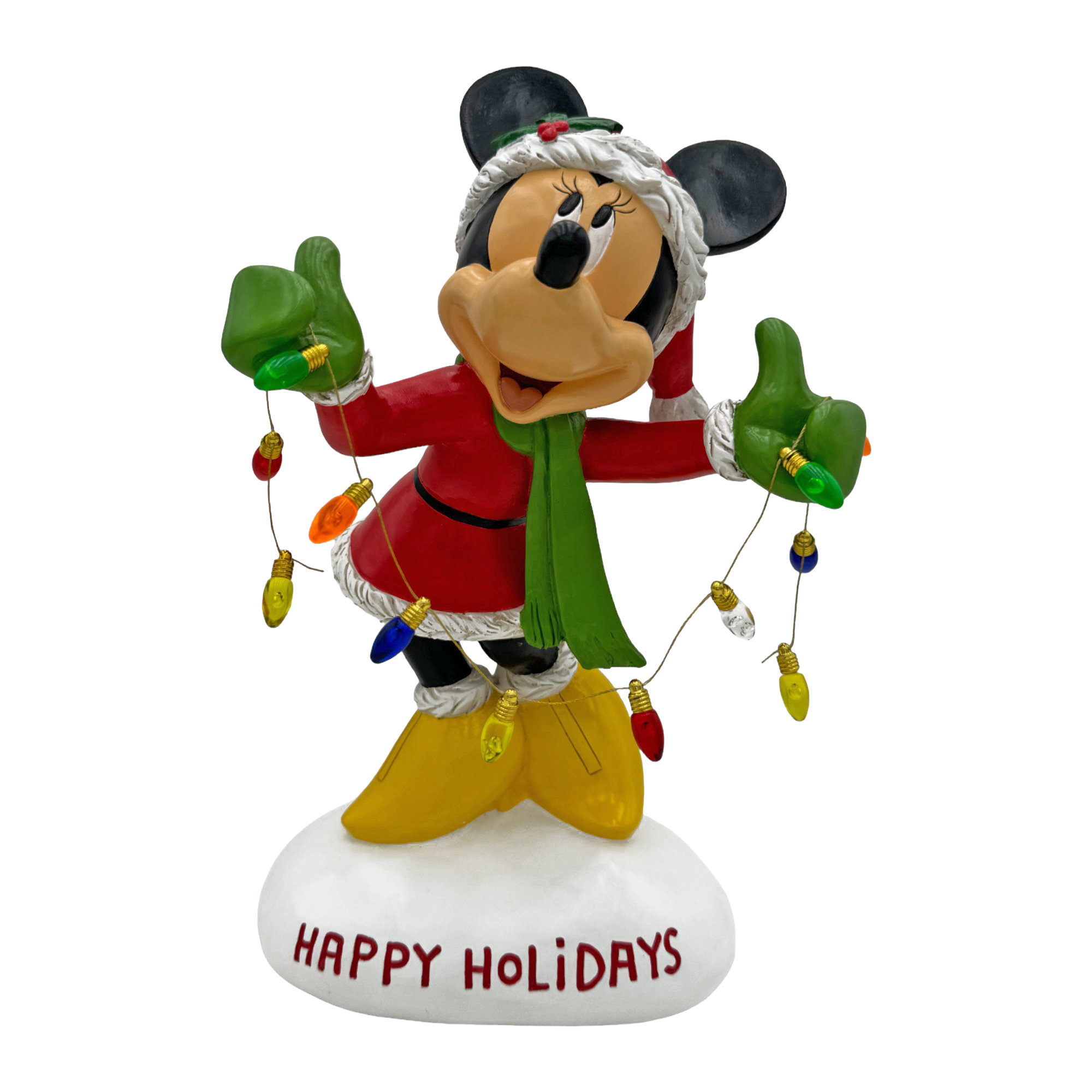 Back Yard Glory Backyard Glory Disney Minnie with Lights Garden Statue, Officially Licenced ...