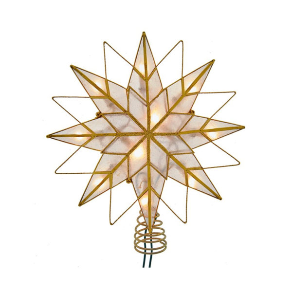 Kurt Adler Capiz Star Tree Topper & Reviews | Perigold