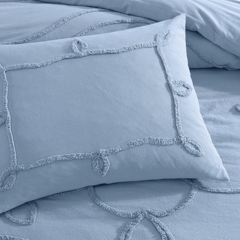 Peri Home Retro Scroll Comforter Set Blue | Wayfair