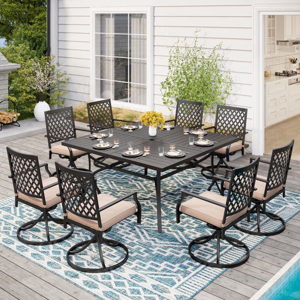 Square Patio Dining Sets You'll Love | Wayfair
