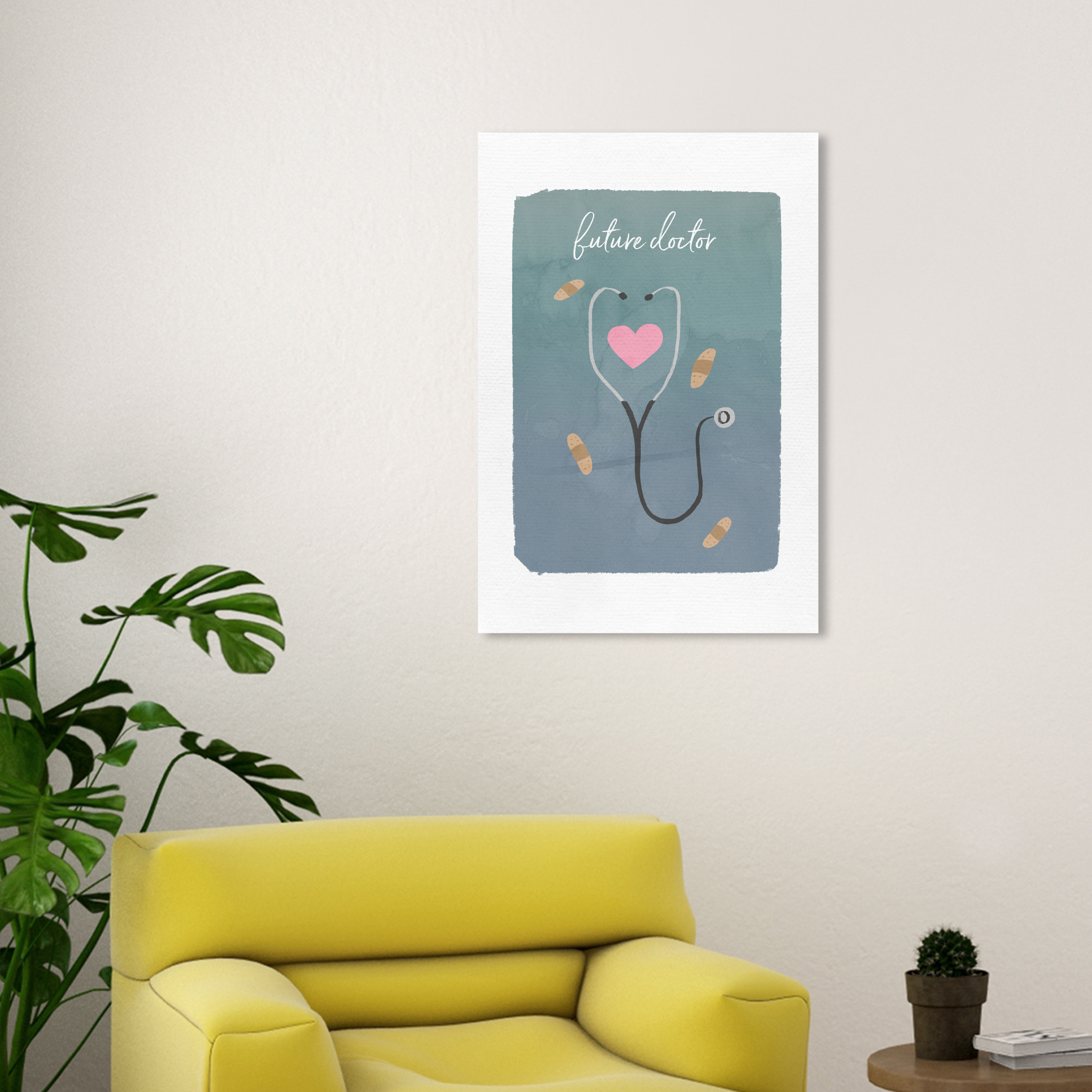 Trinx Canvas 'Education And Office Future Doctor Medical' Canvas Art ...