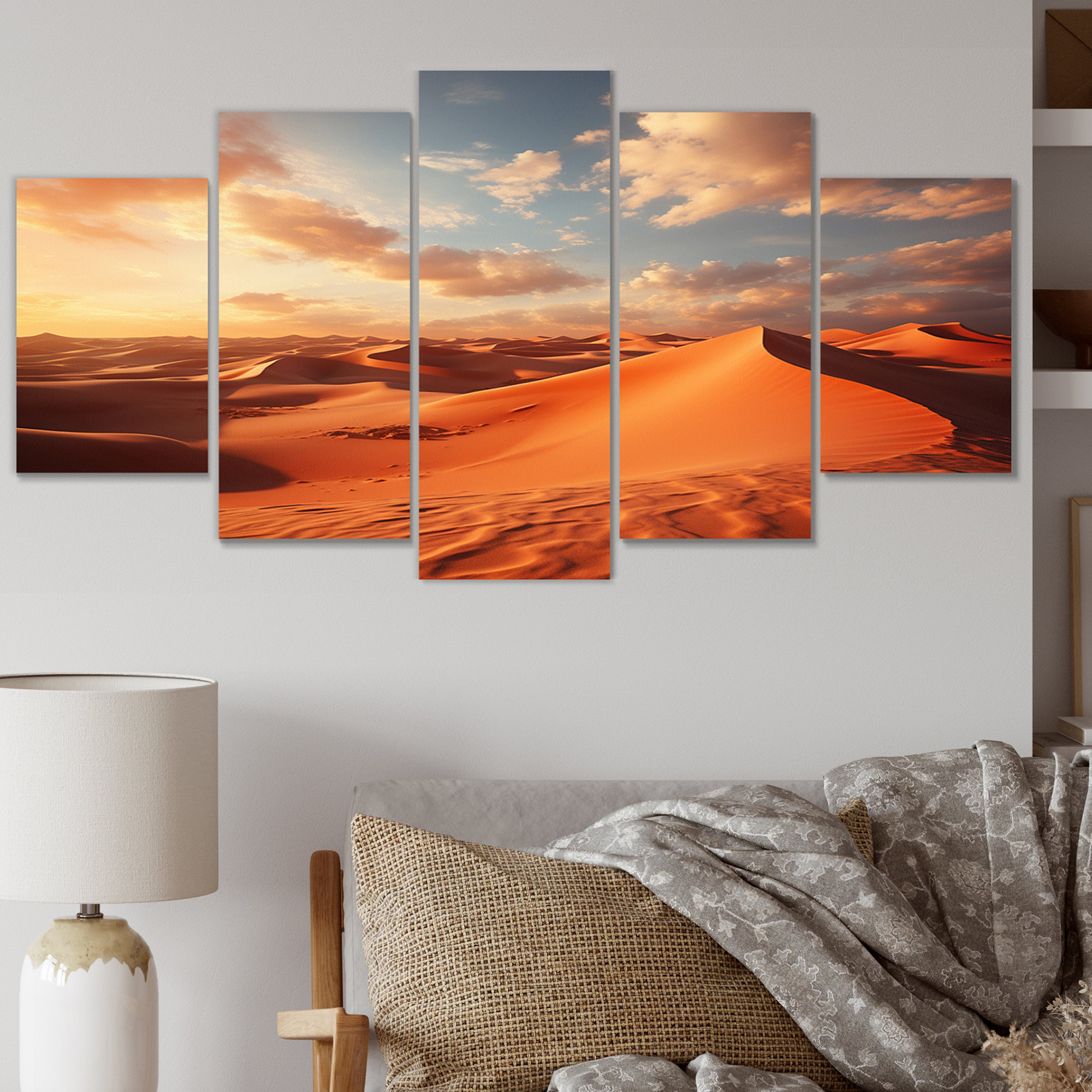 Design Art African Sahara Dreams I - African Metal Wall Decor Set | Wayfair